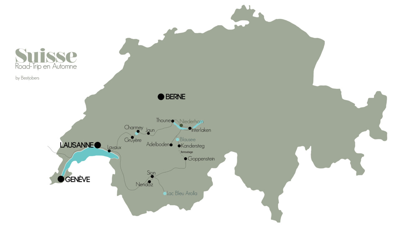 VISITER LA SUISSE | ITINERAIRE 1 SEMAINE EN AUTOMNE